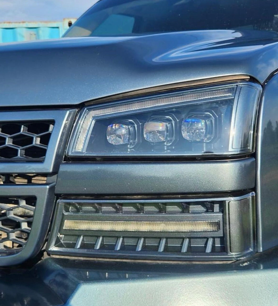 2003-2006 silverado alpharex headlights custom Prebuilt LED Truck ...
