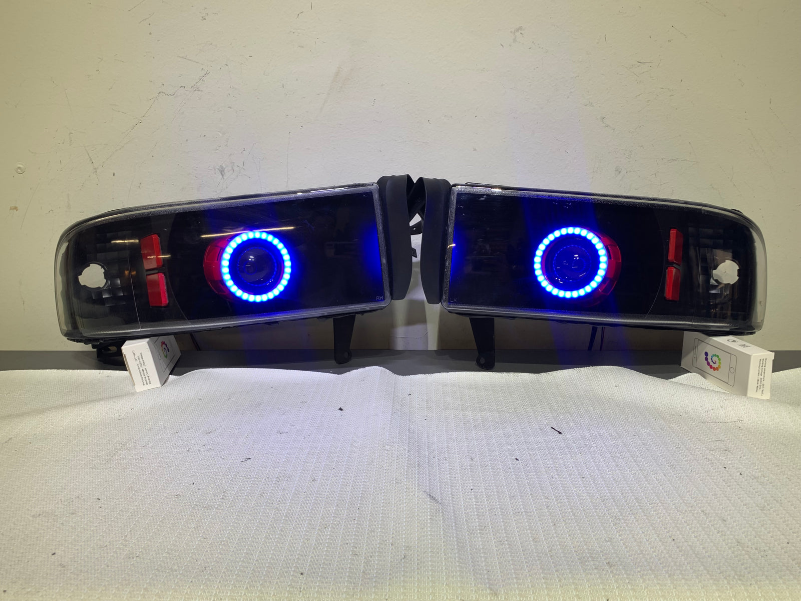 1994-2002 Dodge Ram Prebuilt LED Headlights - LED Truck Lights | Primo ...