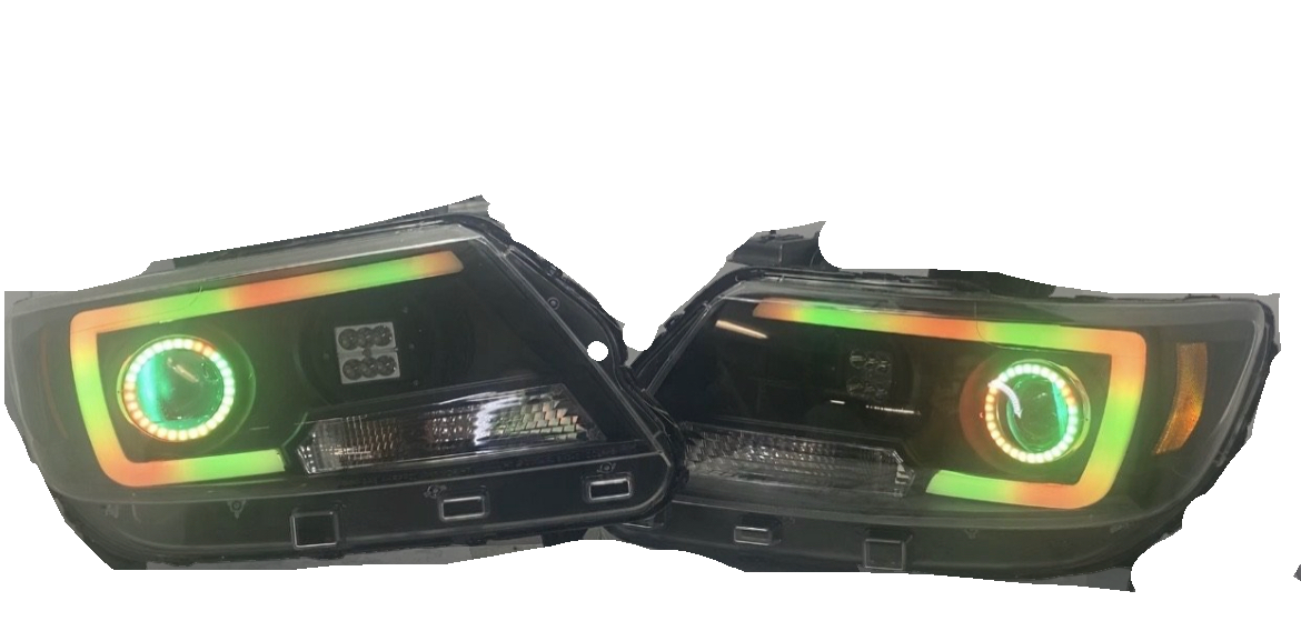 2007-2013 GMC Sierra Prebuilt LED "Cyclops Edition" Headlights - LED ...