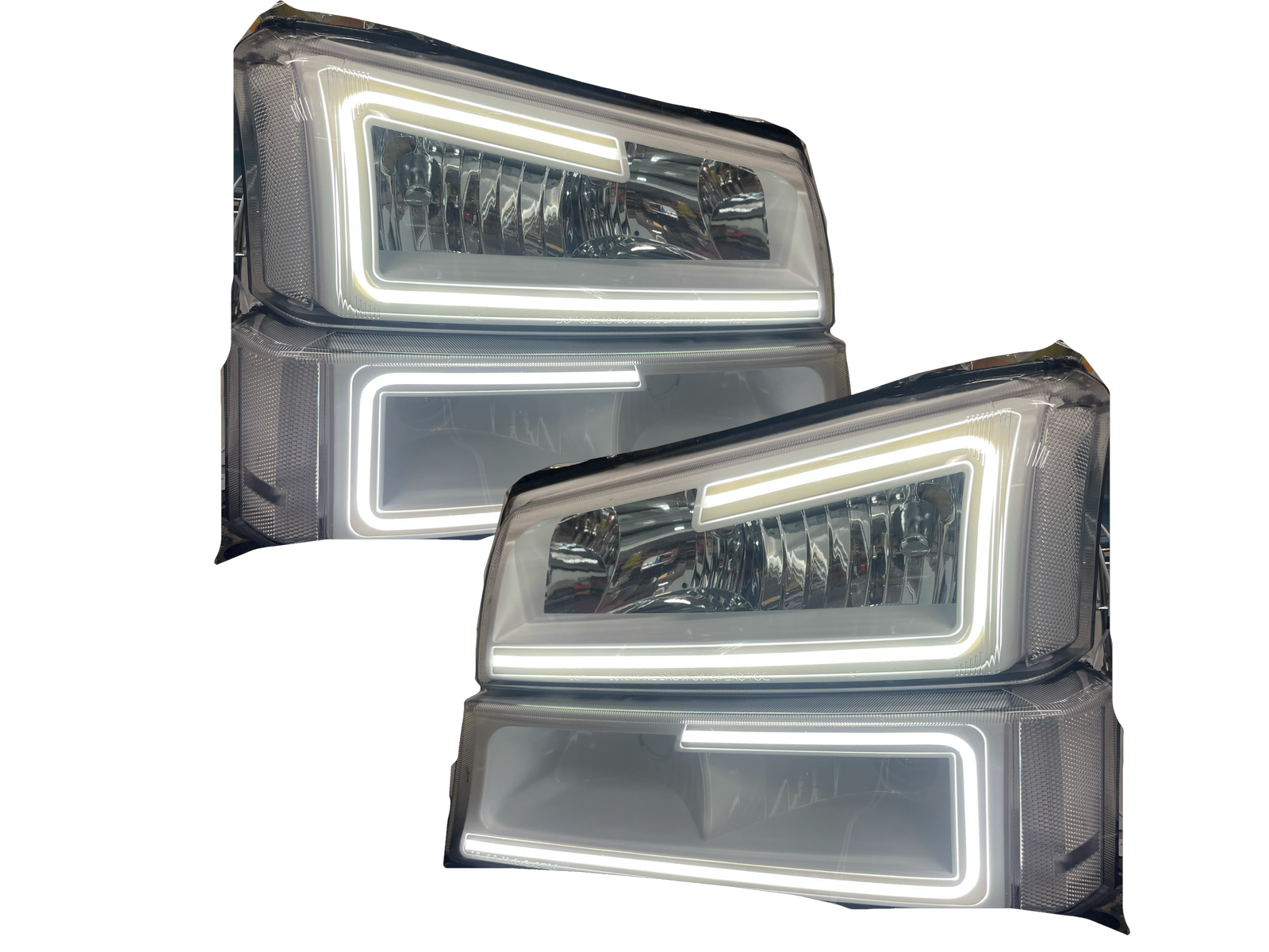 2007-2013 GMC Sierra Prebuilt LED "Cyclops Edition" Headlights - LED ...