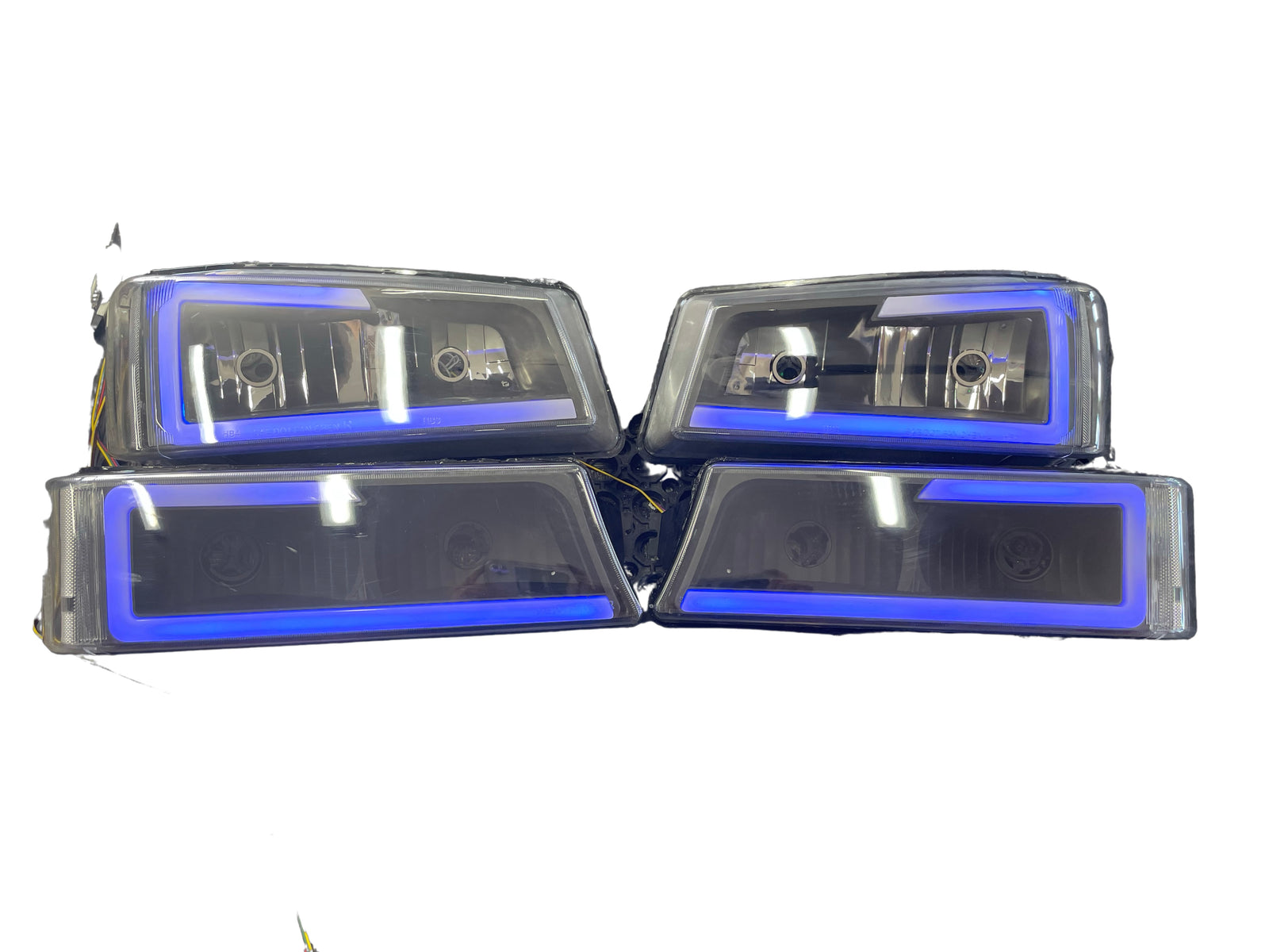 2007-2013 GMC Sierra Prebuilt LED "Cyclops Edition" Headlights - LED ...