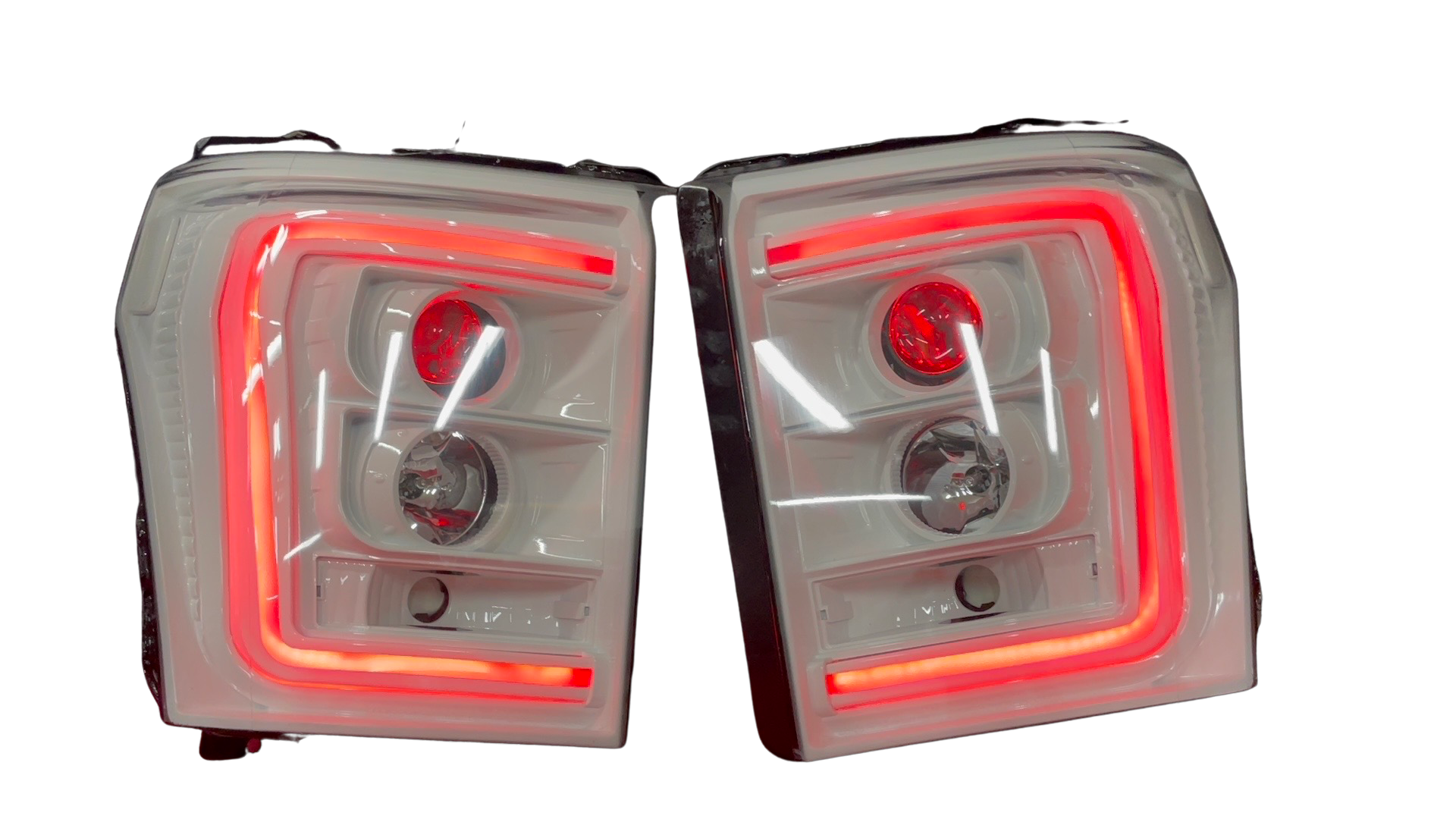 2011-2016 Ford F-250/F-350 Prebuilt LED "Cyclops Edition" Headlights ...
